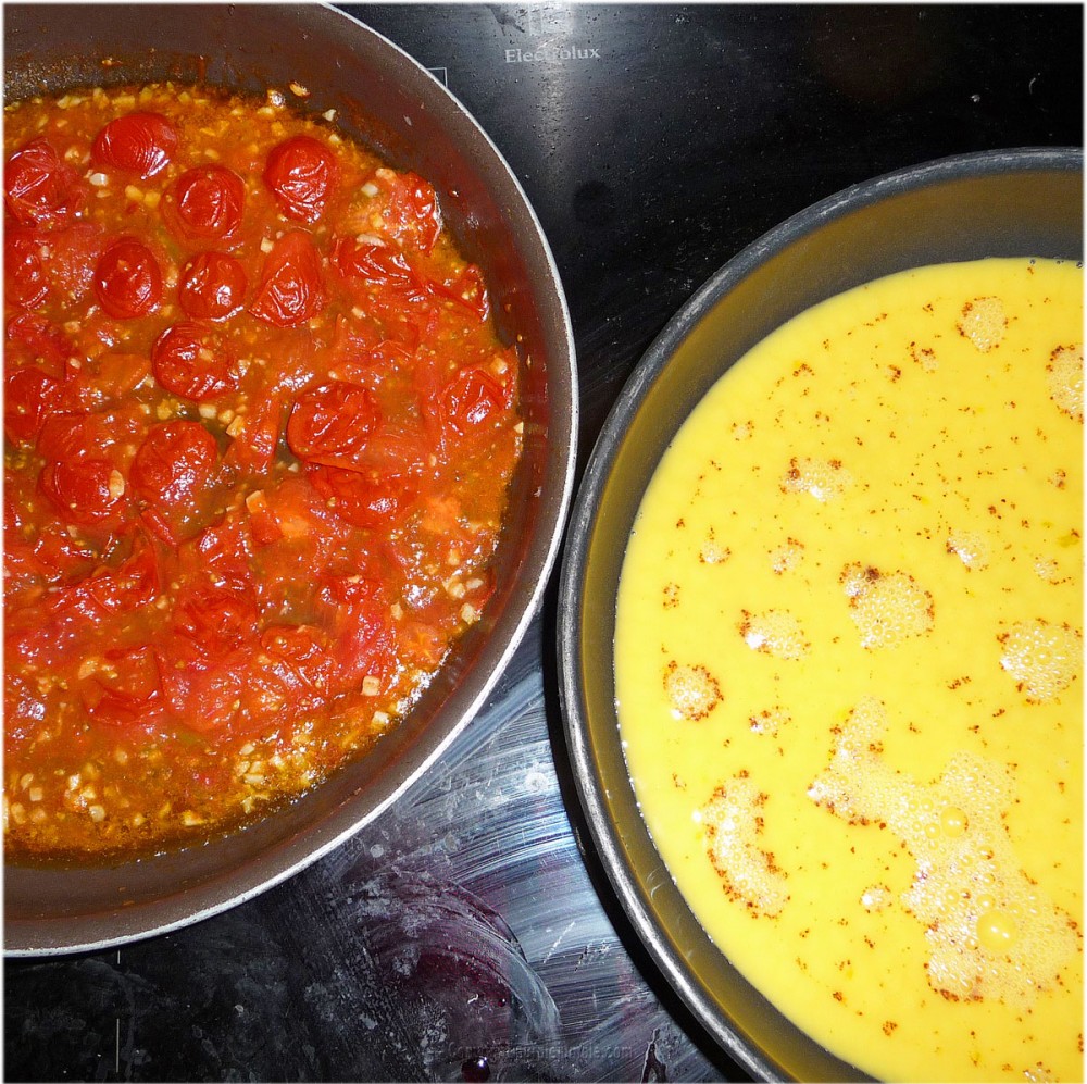 Cuisine du jardin : brouillade de tomate - Purple Jumble