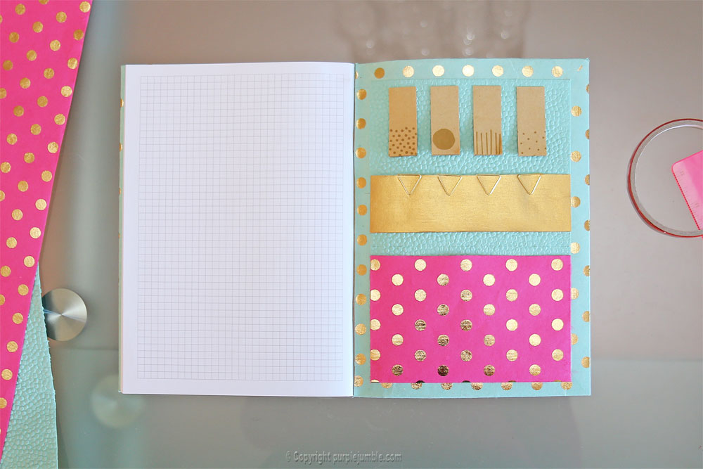 Carnet customisé au style printanier {DIY} - Purple Jumble