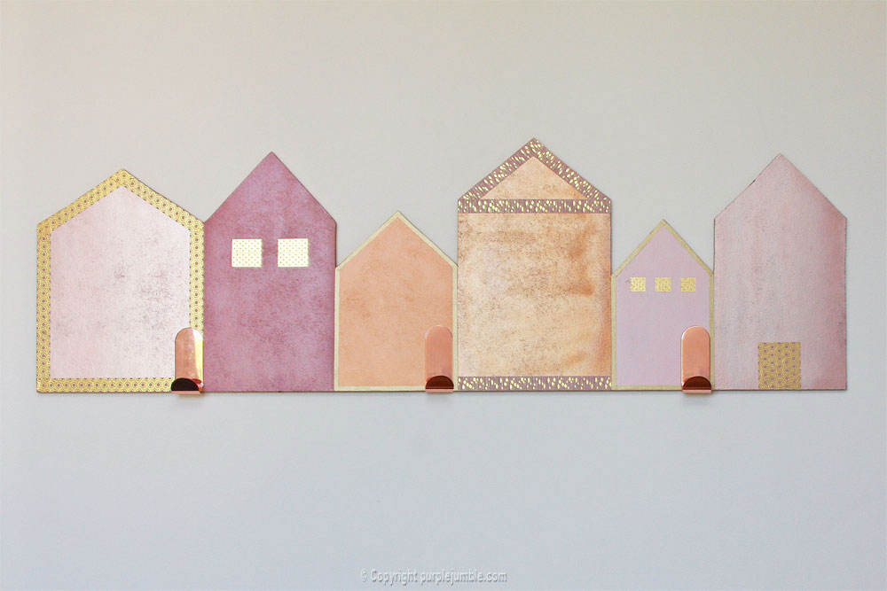 Rangement mural graphique bois et métal {DIY} - Purple Jumble